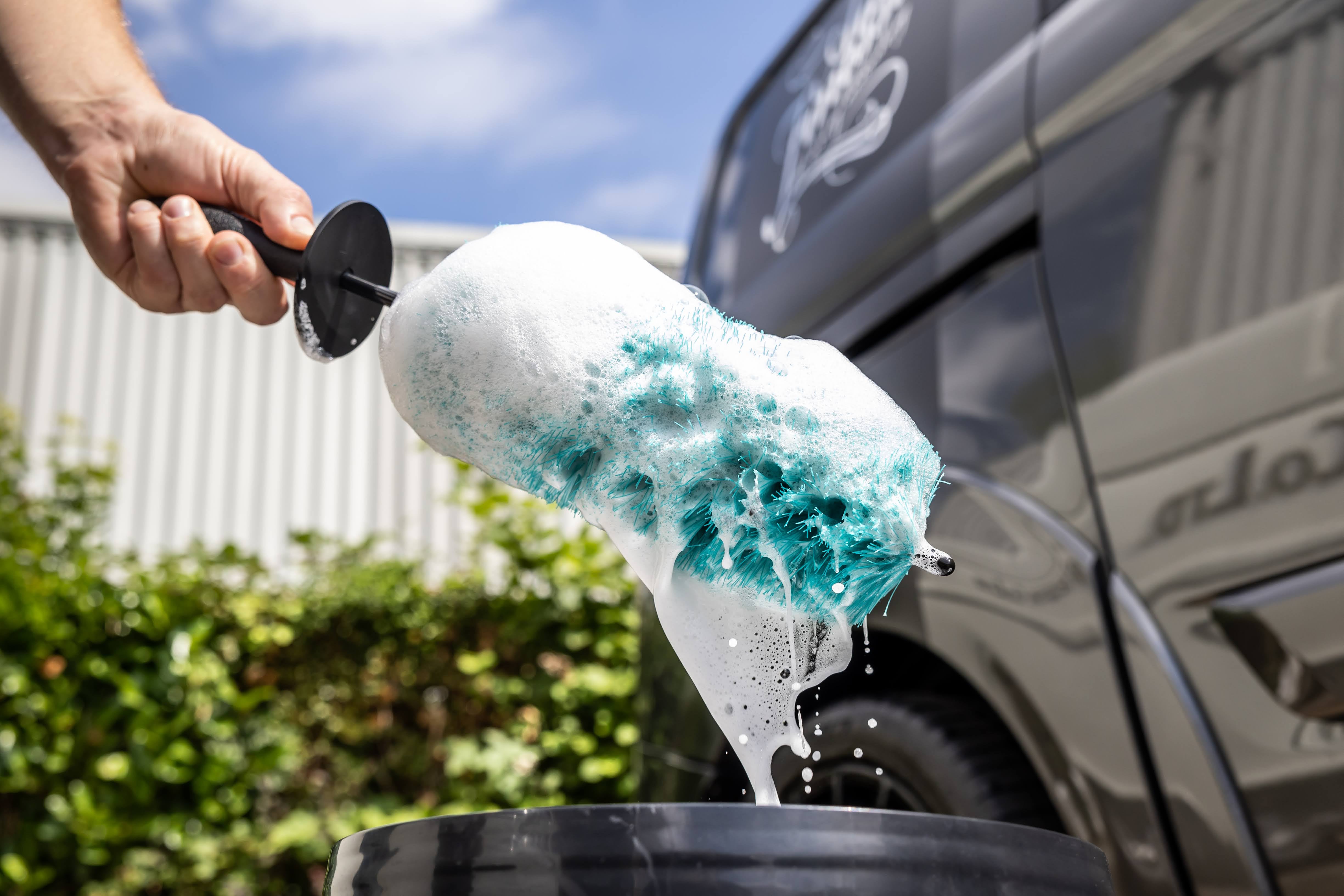 Car Wheel Cleaning Brush, Spray - Wheel Cleaning Accessories