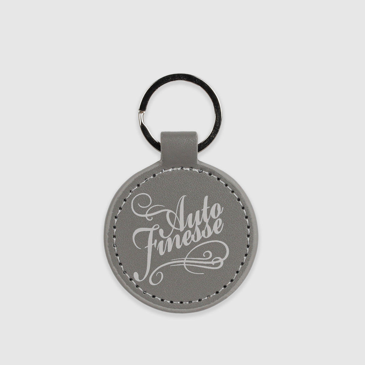 Classic Round Leather Key Ring | Stylish Colours
