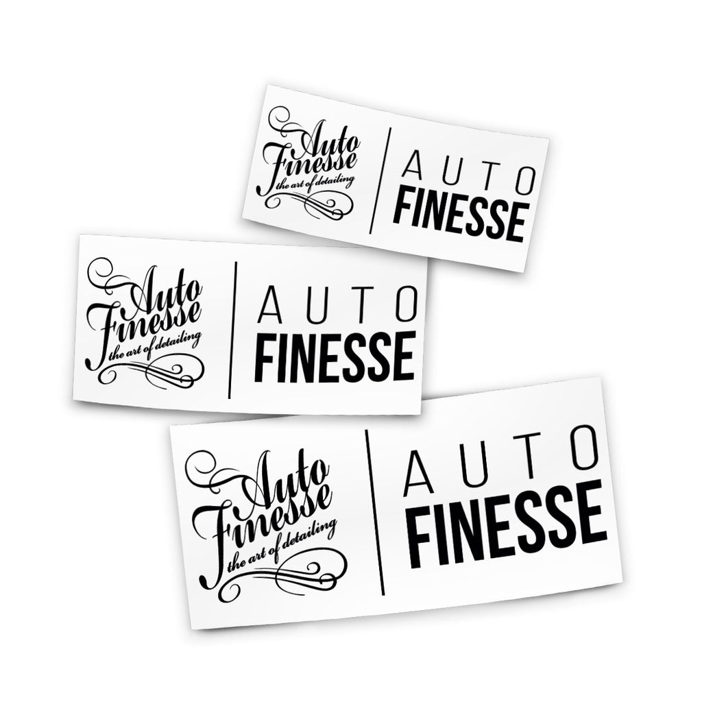 Stylish Auto Finesse® Double Stack Decal | Black & White